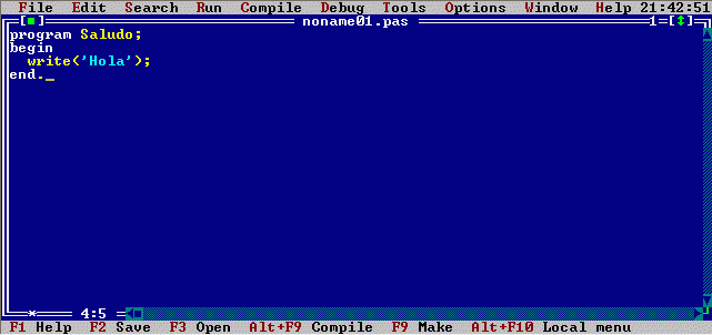 Computación Aplicada : PASCAL