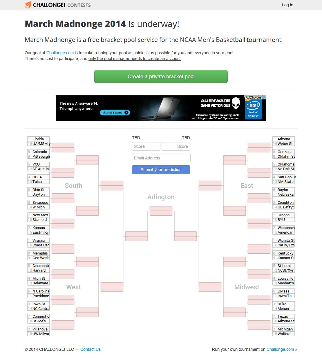 Challonge Tournament Bracket