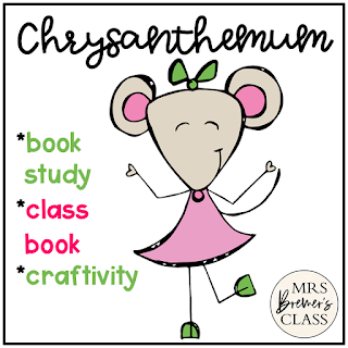 Chrysanthemum Book Study, Craftivity, and Class Book | Mrs. Bremer's Class