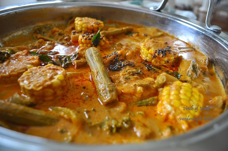 Pinch Of Swad - taste that hits the spot!: Khatkhate (Mix Vegetable Stew)
