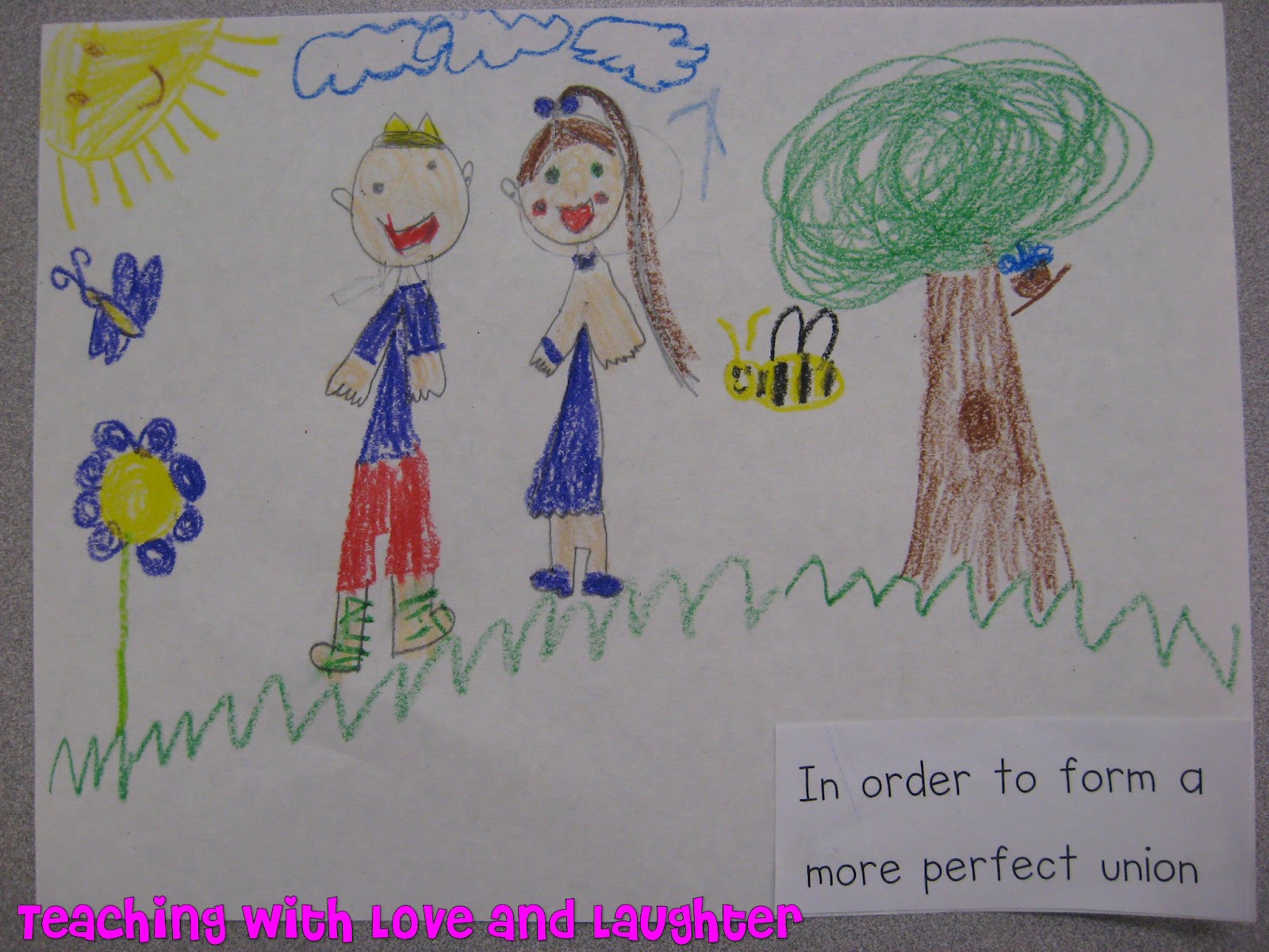 Teaching With Love and Laughter: American Flag Cut and Paste Activity ...