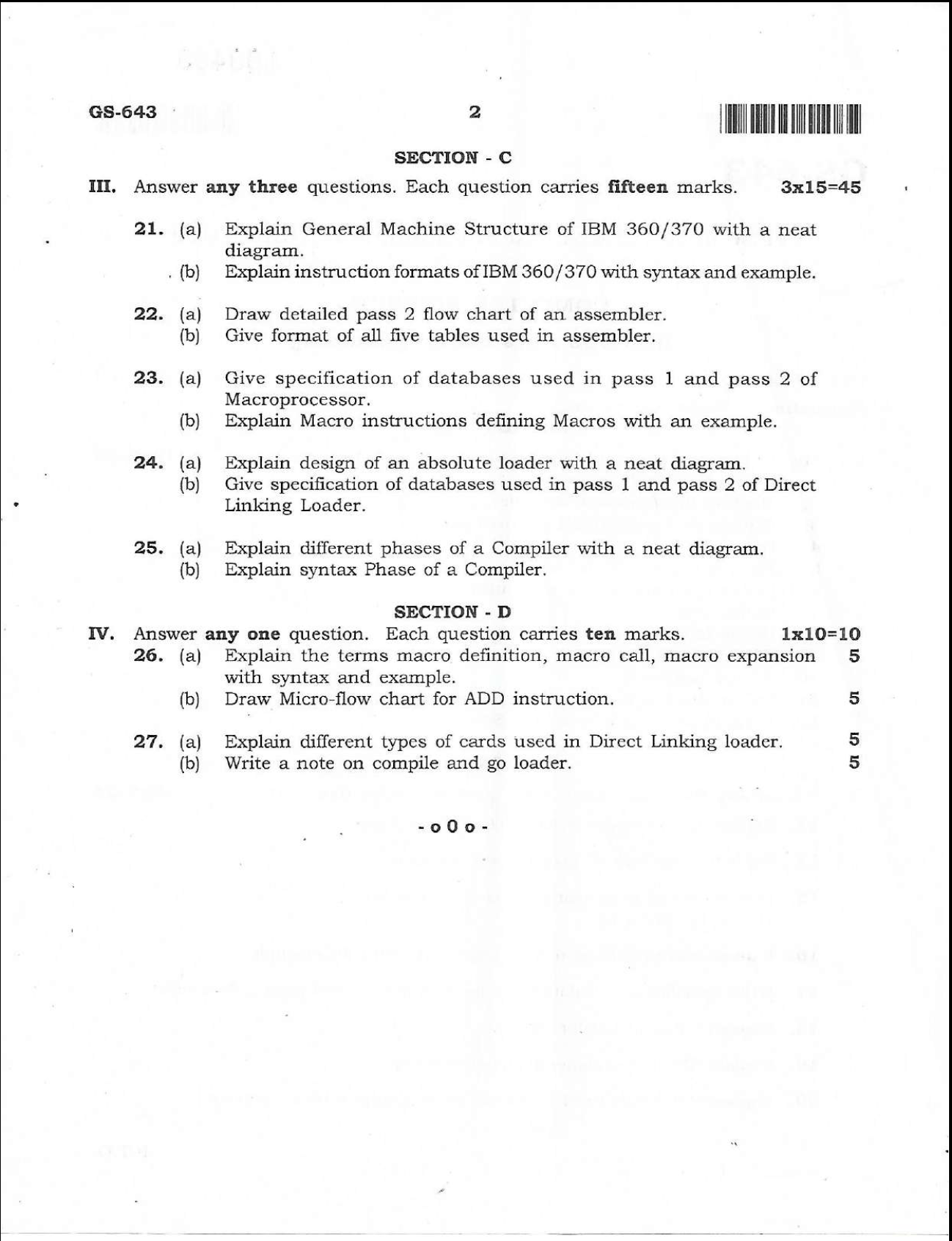 Bangalore University B.c.a. Computer Science Bca 602 : System ...