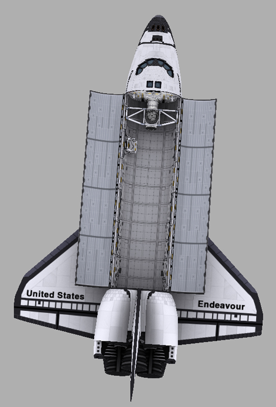 Astronaut: SpaceWalk: First Post. Space Shuttle texturing