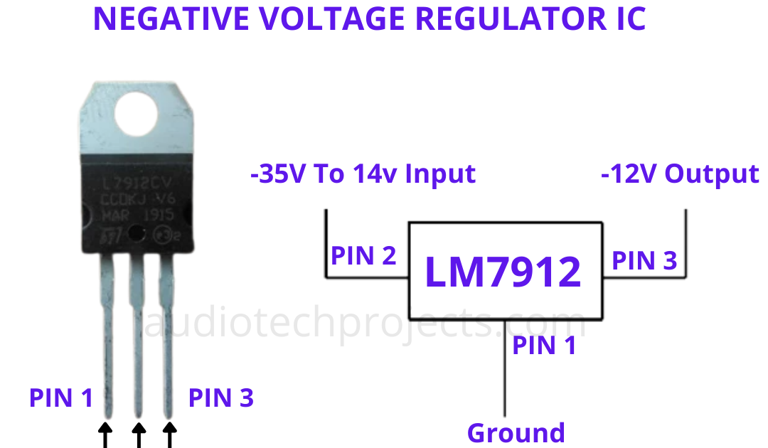 LM7912 Pinout, Uses, Features, Equivalents