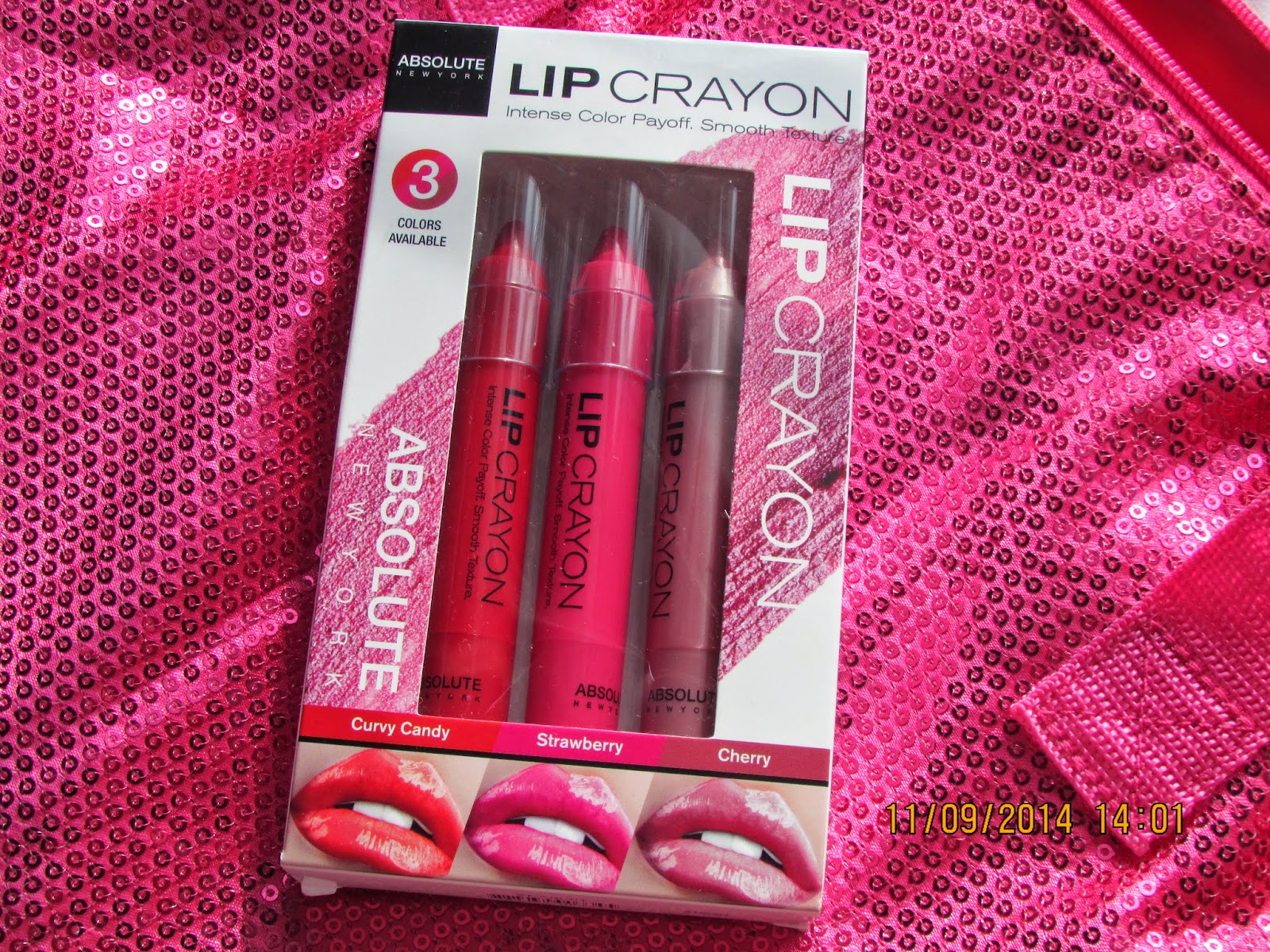 Absolute NY Lip Crayons ~ Review and Swatches :)