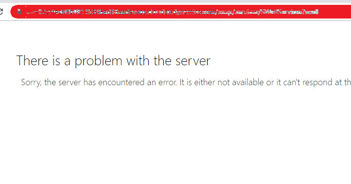 AX/D365 Technical Blog: There is a problem with the server Sorry, the server has encountered an ...
