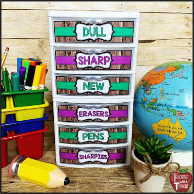 Teaching With Terhune: Farmhouse Themed Classroom Decor {Wooden Shiplap}