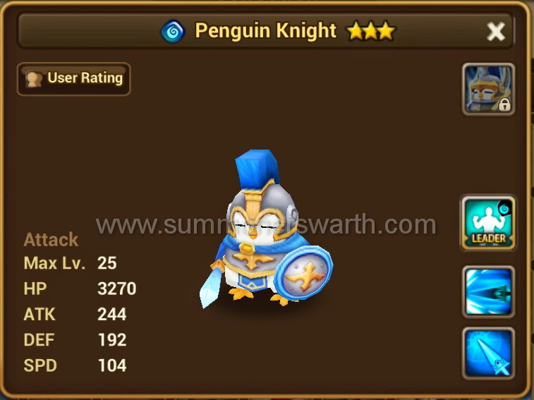 Penguin Knight (Water) | Summoners War