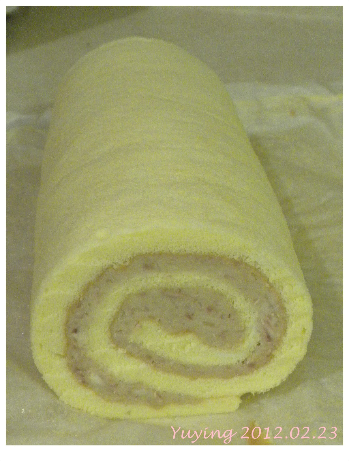 Simple Life & Healthy Living ~Columbus, IN~: Taro paste cake roll