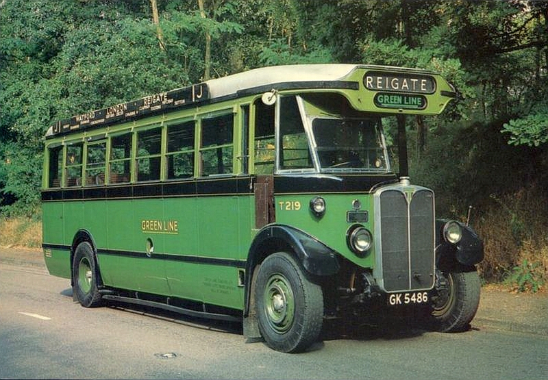 transpress nz: classic Green Line buses, greater London