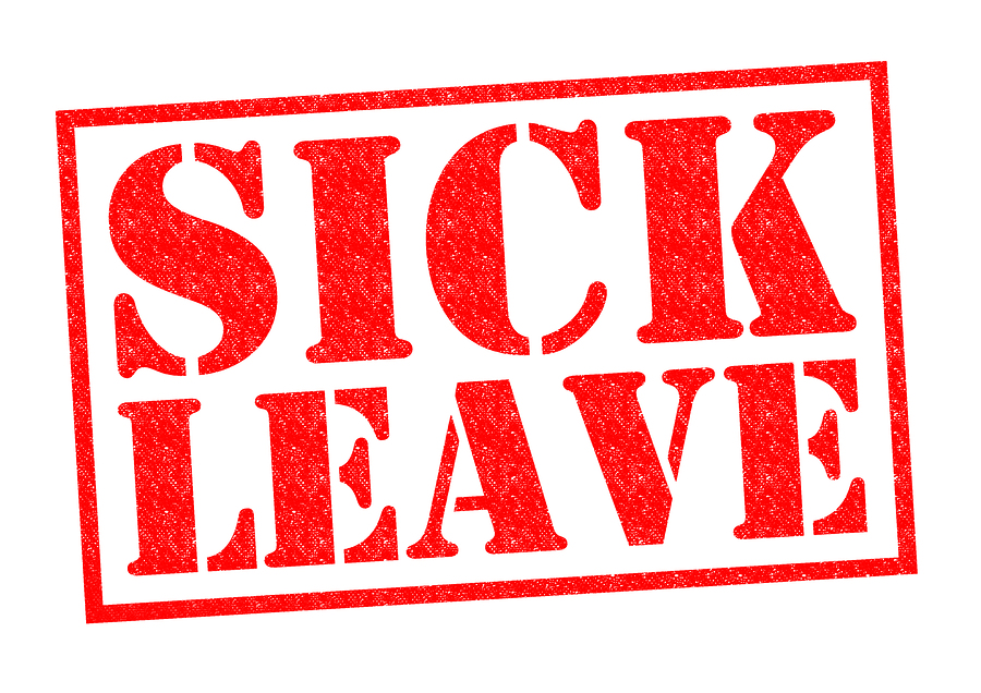 Sick Leave Sign