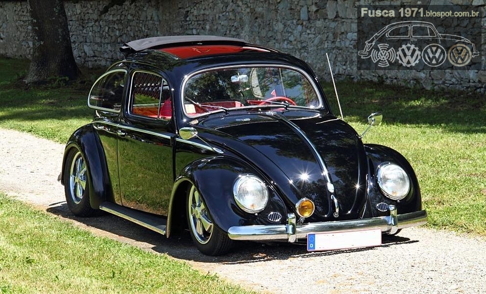 FUSCA 1971: No Estilo "German Look"