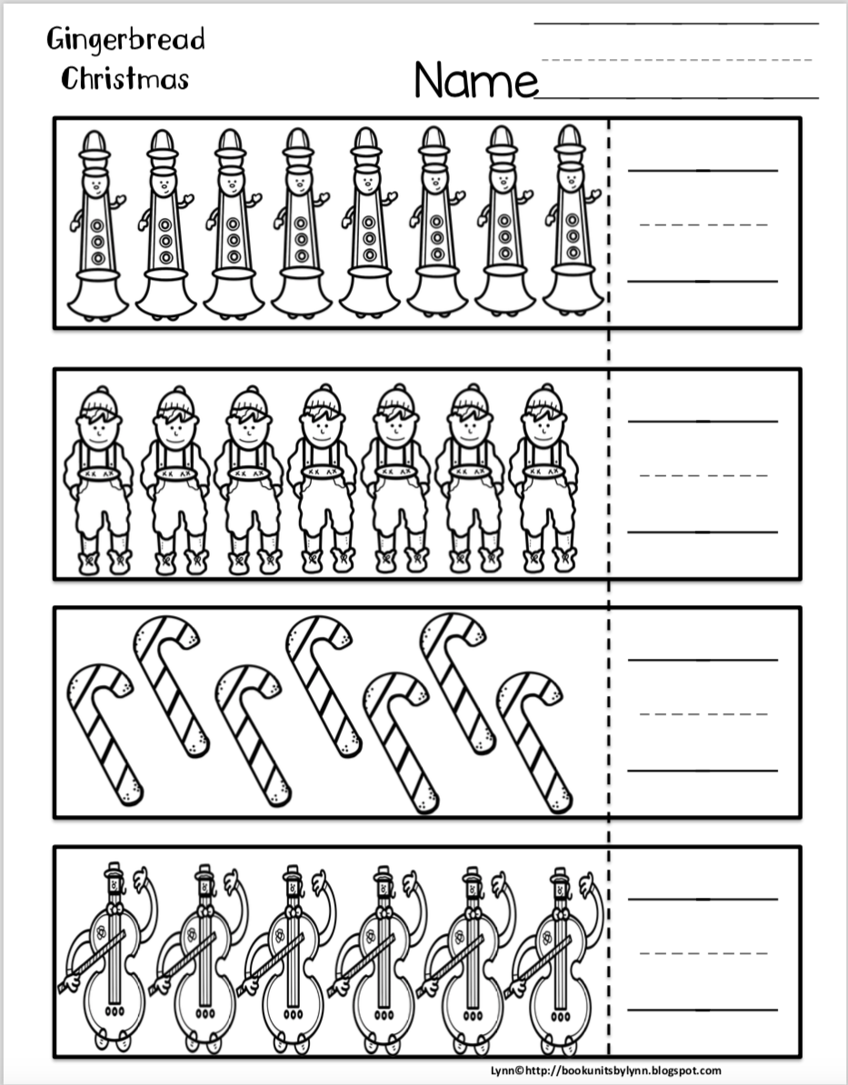 GINGERBREAD CHRISTMAS BOOK UNIT ~ Book Units by Lynn