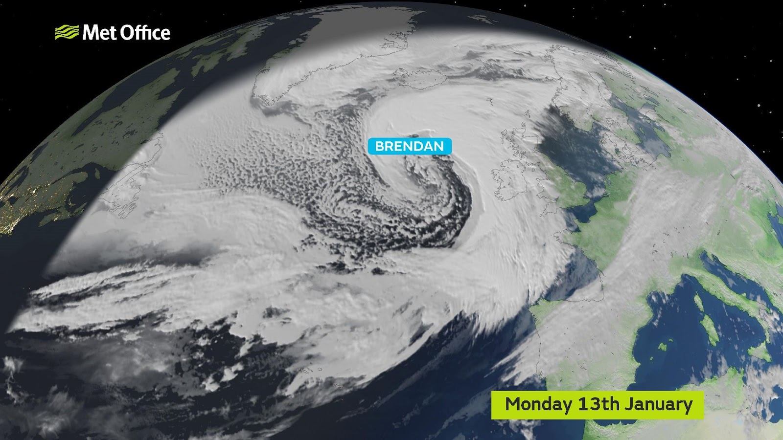 The Big Wobble : A powerful "Monster" bomb cyclone Brendan continues ...