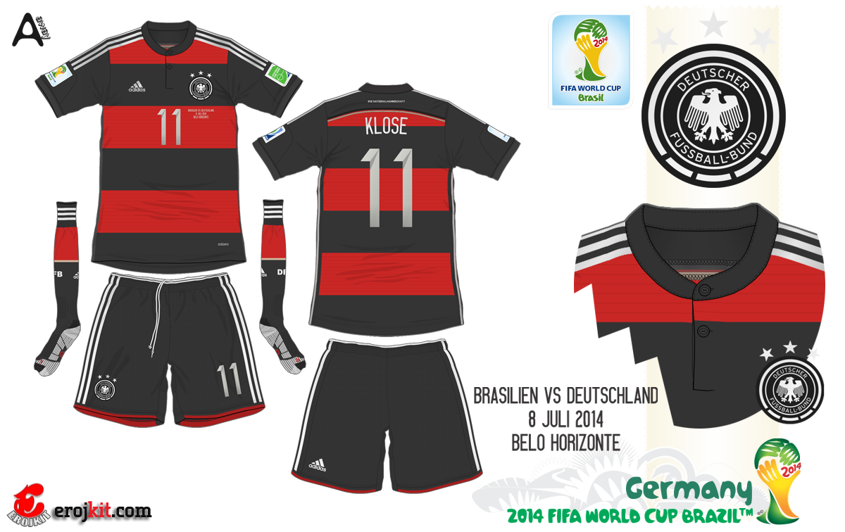Kit Design, by eroj: 2014 Alemanha WC Kits