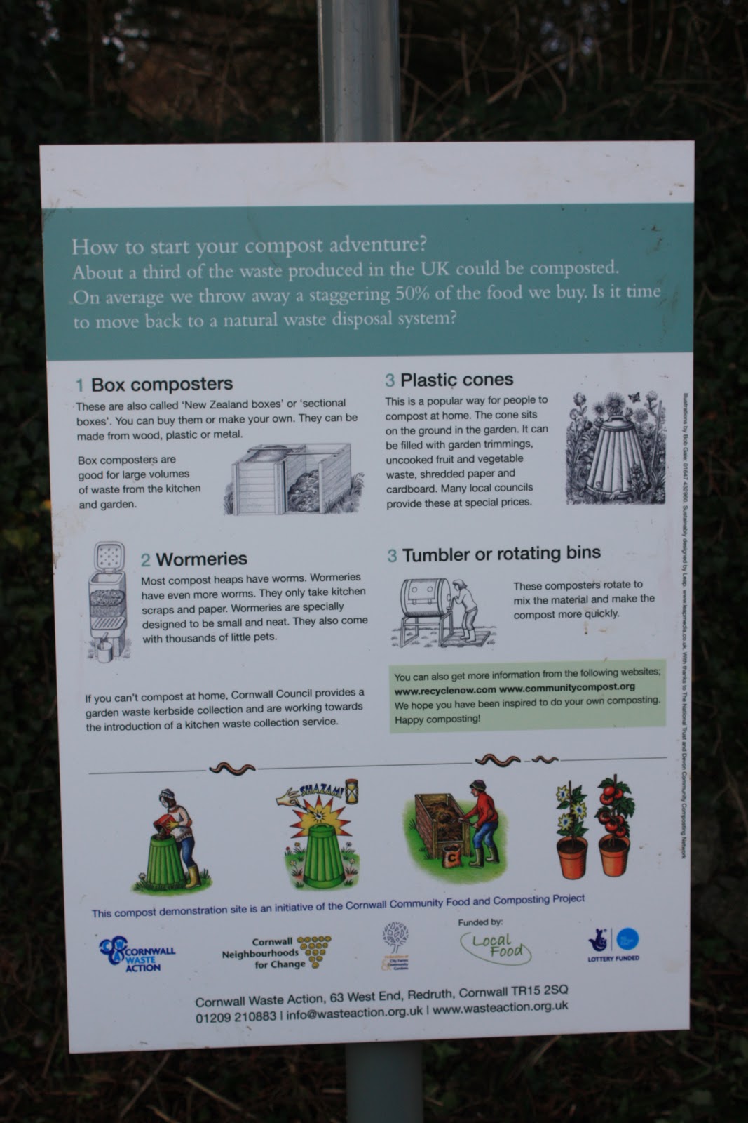 Bosavern Community Farm: New Compost Demonstration Site.