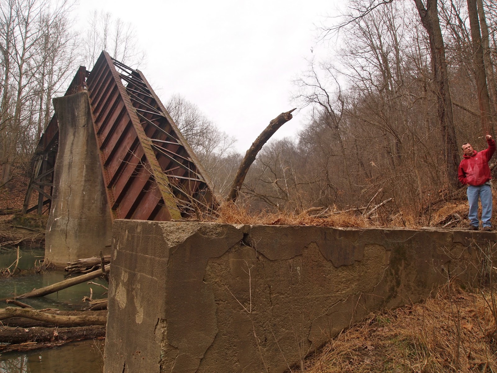SWPA Rural Exploration: Abandoned Mather PA Mine Railroad Bridge