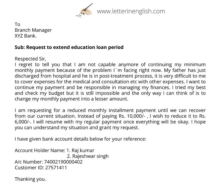 Loan Repayment Extension Request Letter Ideas Of Europedias loan-repayment-extension-request-letter-ideas-of-europedias