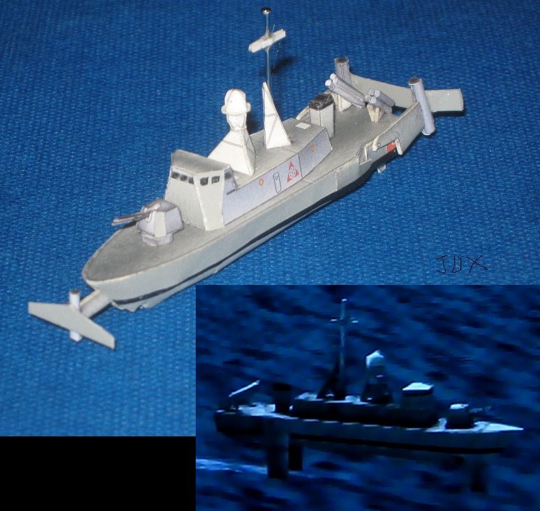 Ace Combat Model - Drawings: Pegasus Class Hydrofoil