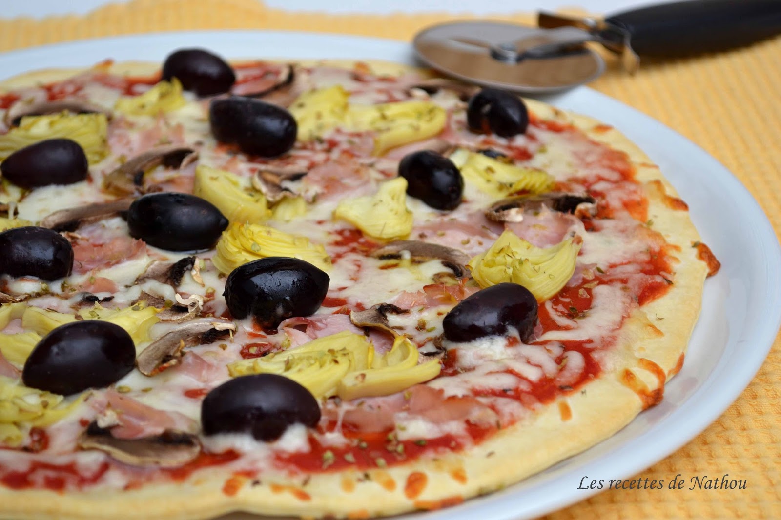 Ma cuisine au fil de mes idées...: Pizza "4 saisons"