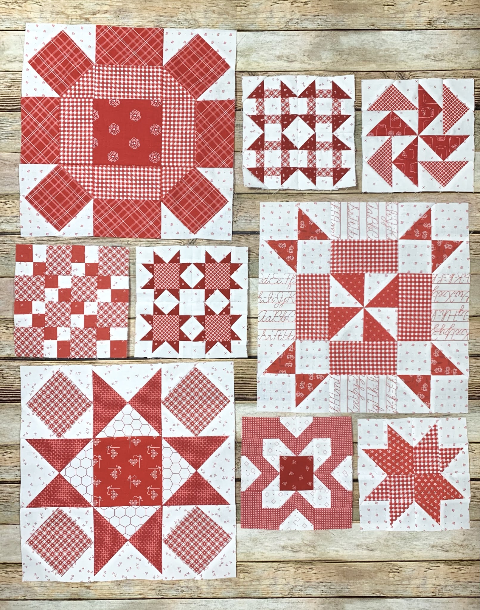 Bee In My Bonnet: Red Sampler Quilt Along - Week Three!!