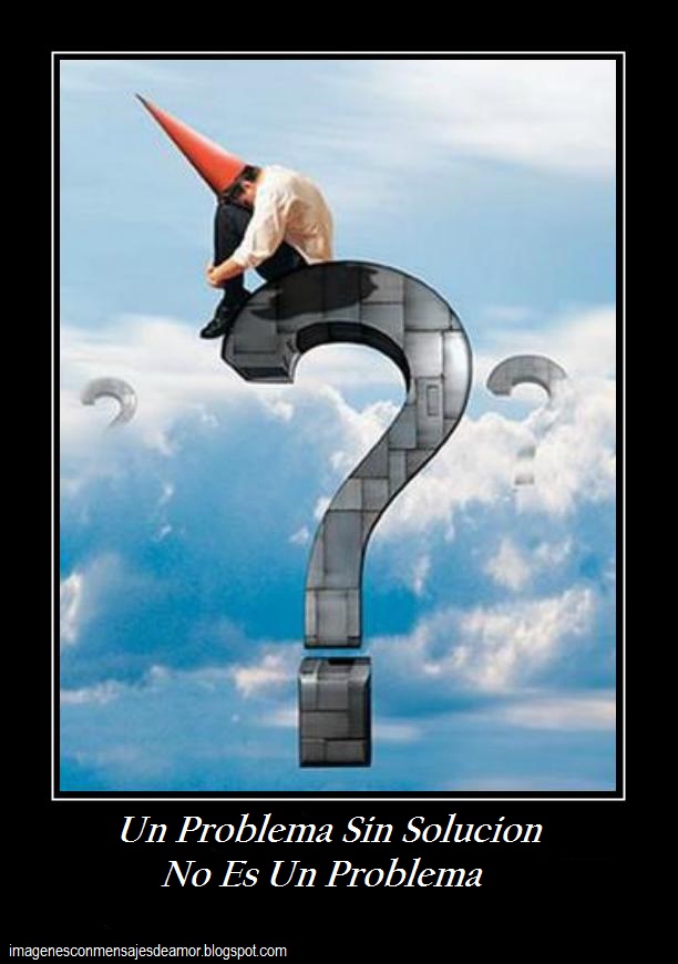 Un Problema Sin Solucion | titulo blog