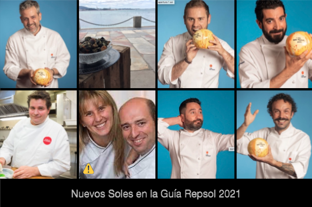 Los nuevos Soles de la Guía Repsol 2021