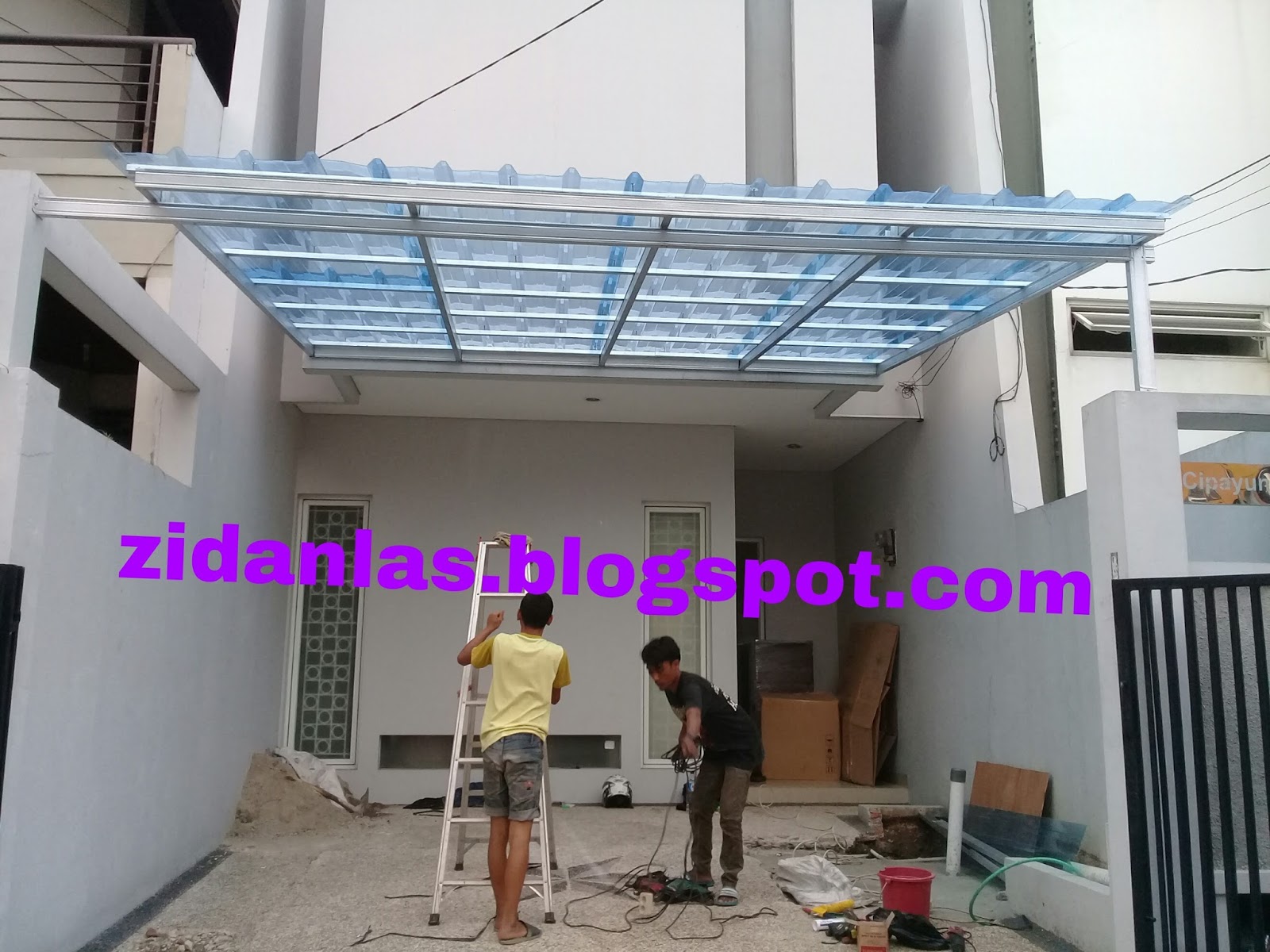 Canopy Baja Ringan Atap Exseltek Pemasangan Di Jalan Cipayang 1 ...