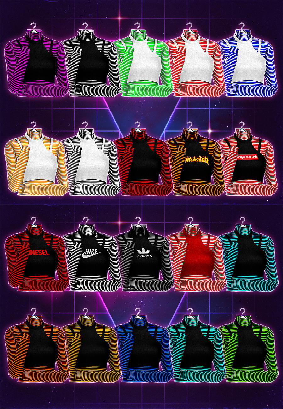 Mal-Intencionada (Top) | TS4 | ICONIC | The Sims 4 CC Creator