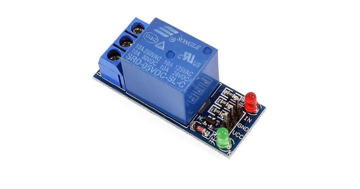 Módulo Relay 1CH 5VDC - Control de encendido/apagado de equipos de alta ...