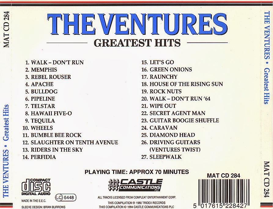ENTRE MUSICA: THE VENTURES - Greatest hits