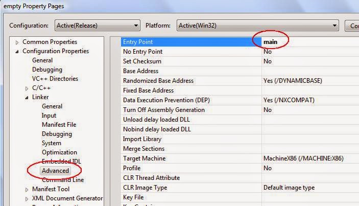 research32: PE file with empty main()