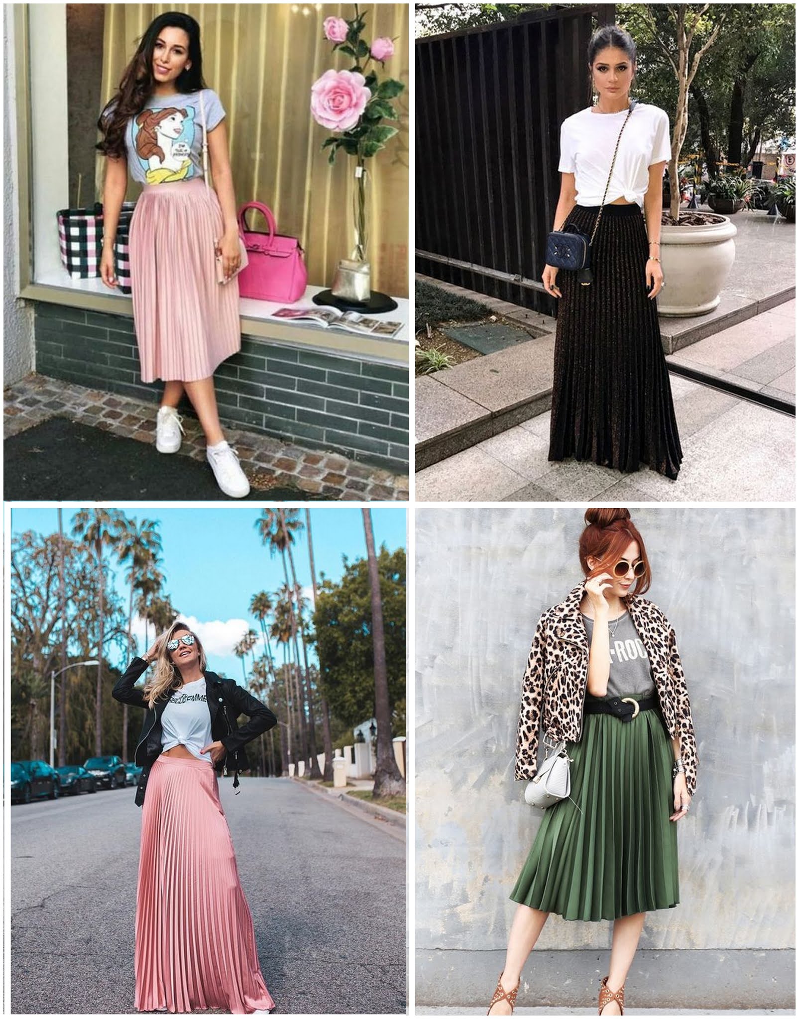 Como Usar Saia Plissada Look Com Saia Plissada Mundo Das Mulheres Brasil