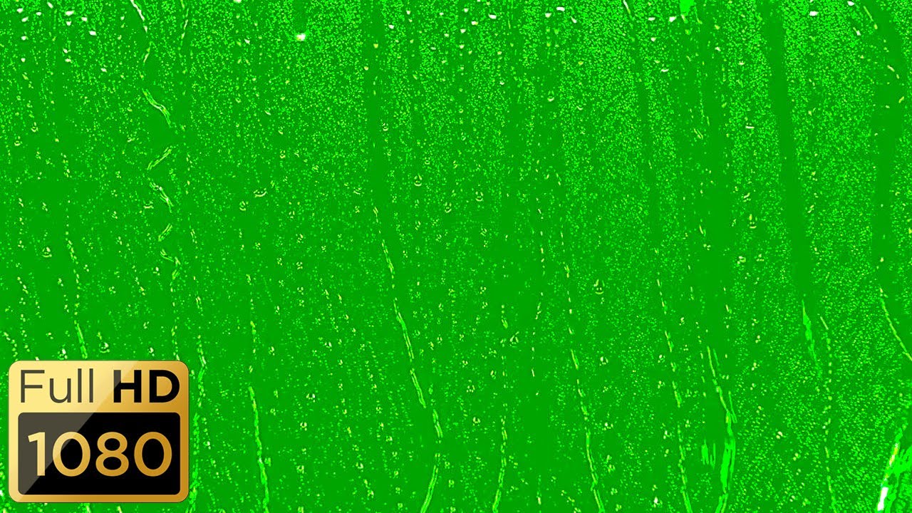 Rain drops On Glass Green Screen Footage