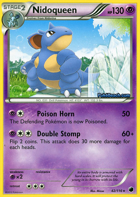Nidoqueen -- Plasma Freeze Pokemon Card Review | PrimetimePokemon's Blog
