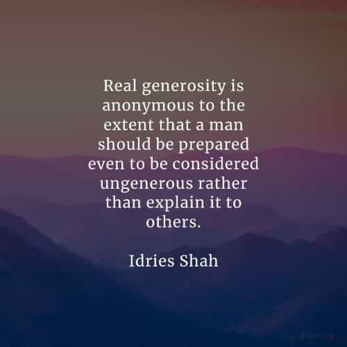44 Generosity quotes that will inspire your life positively