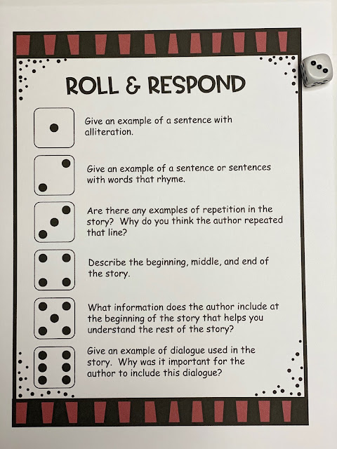 An Apple For The Teacher: Roll and Retell - Building Summarizing ...
