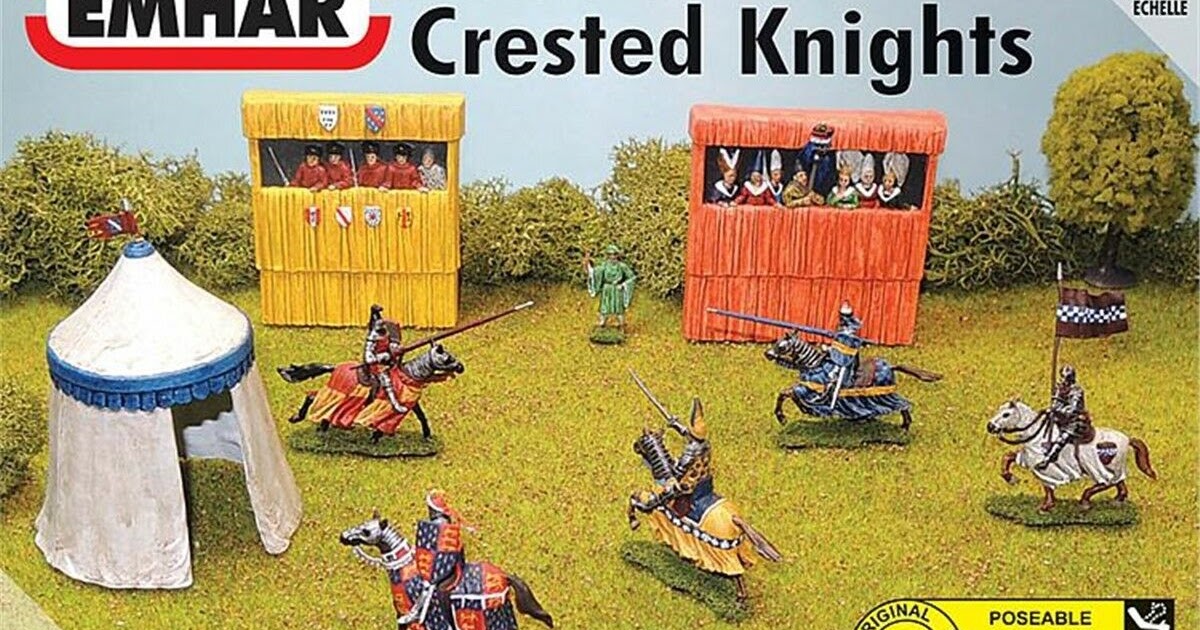 Bunte Schachteln - Box Art & Great Models: Medieval Crested Knights