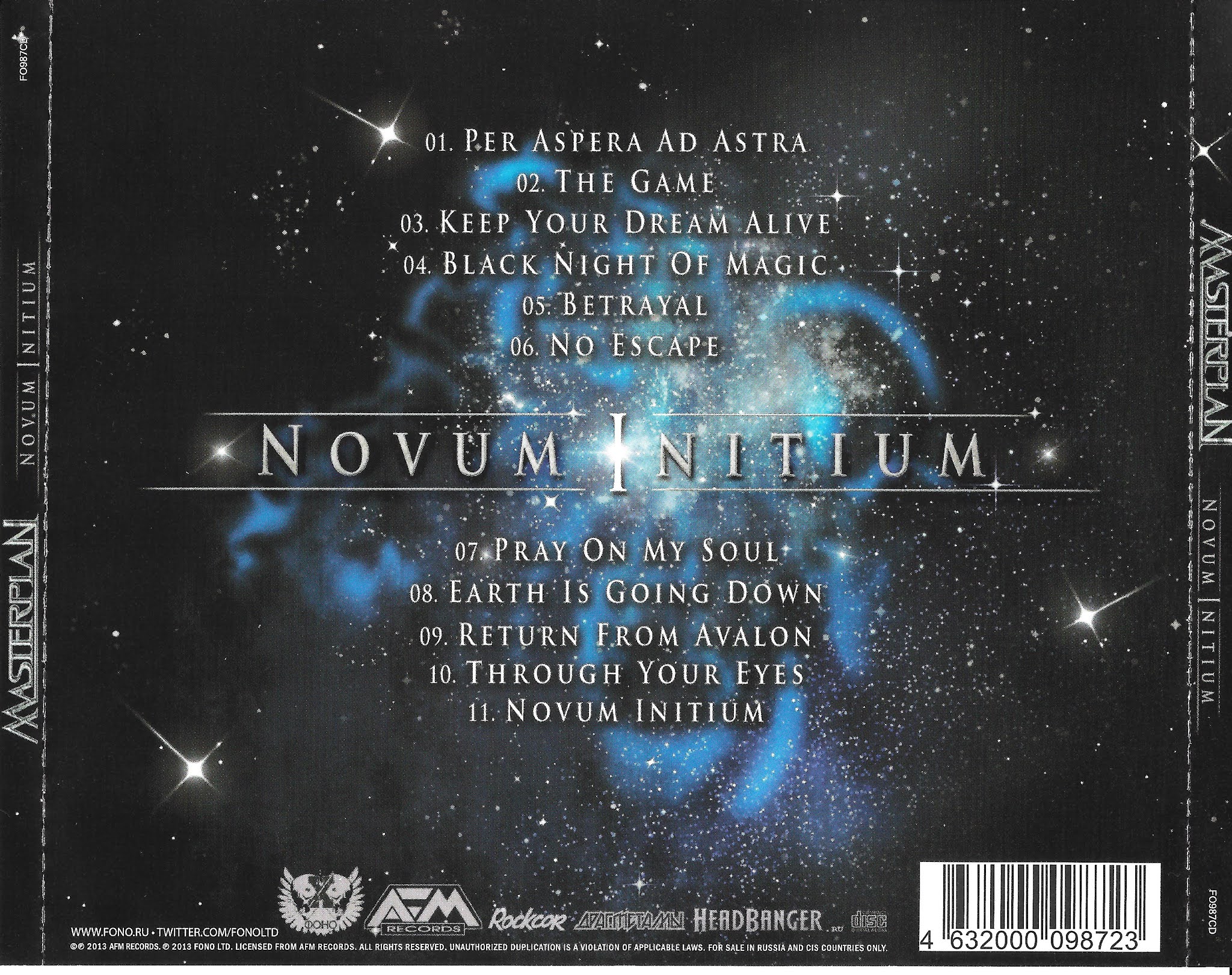 Classic Rock Covers Database: Masterplan - Novum Initium (2013)