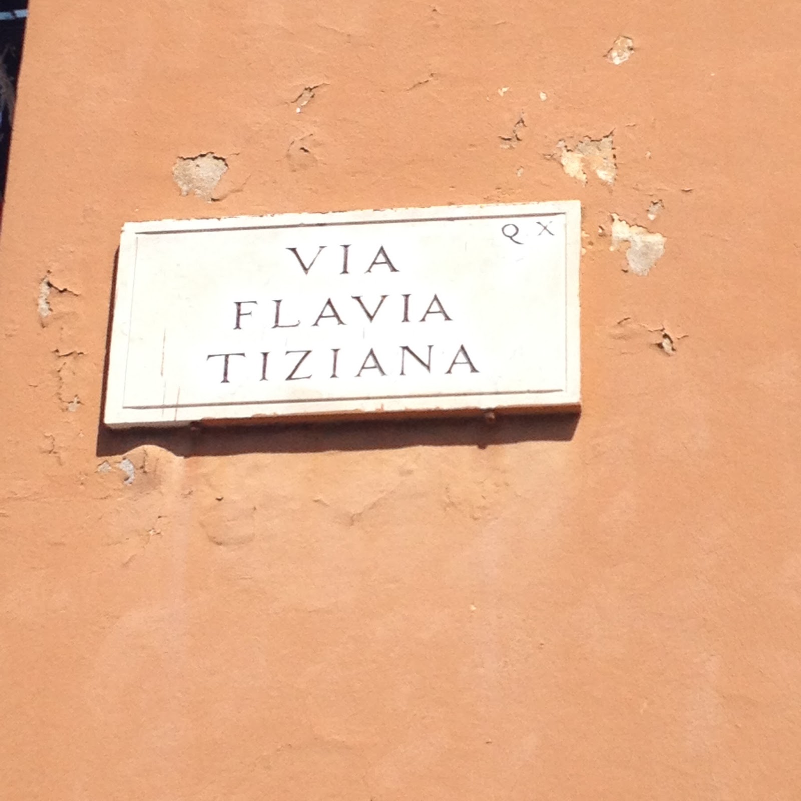 Rerum Romanarum: Via Flavia Tiziana