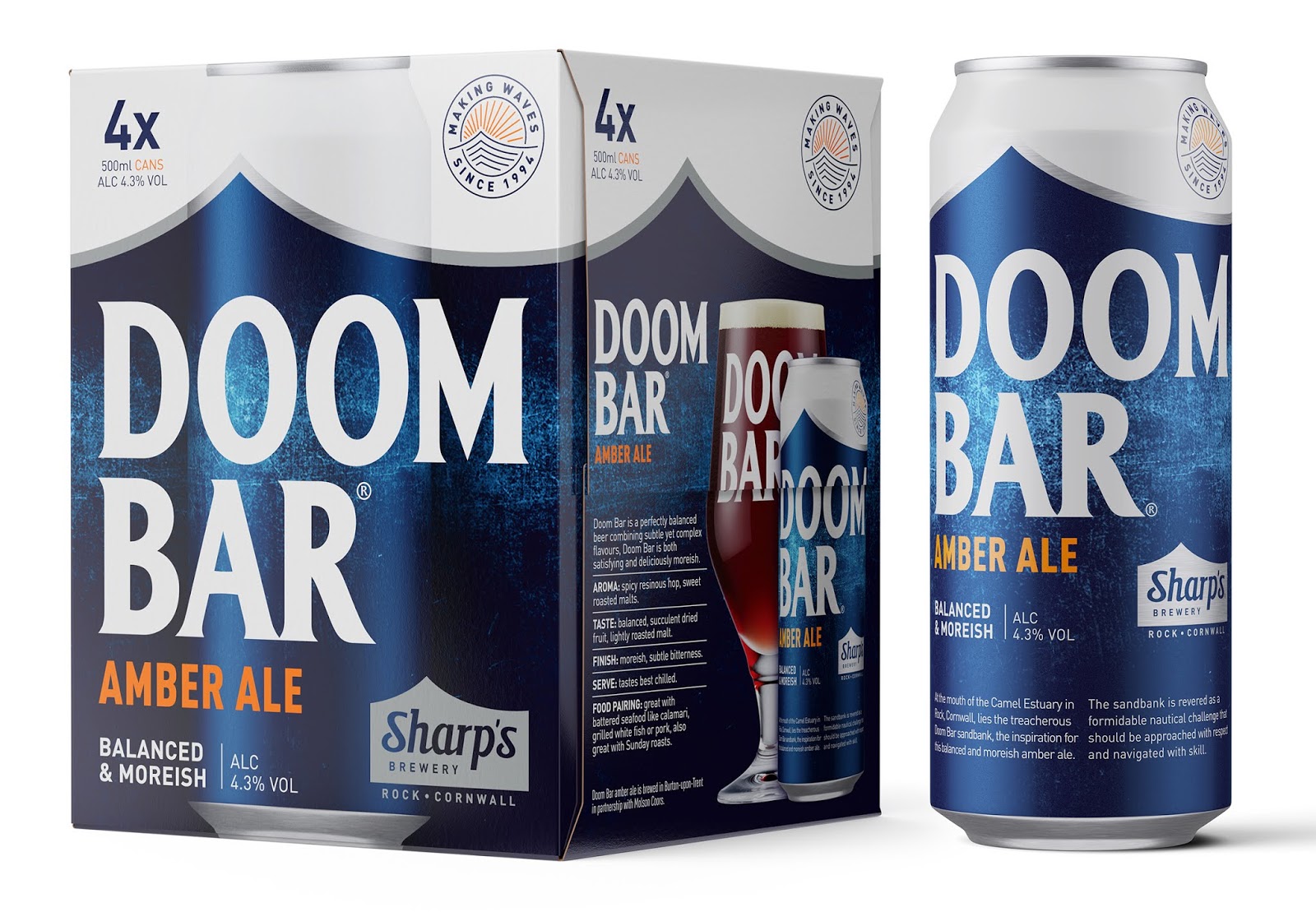 Sharp’s Brewery Premium Bottled Ales – Packaging Of The World