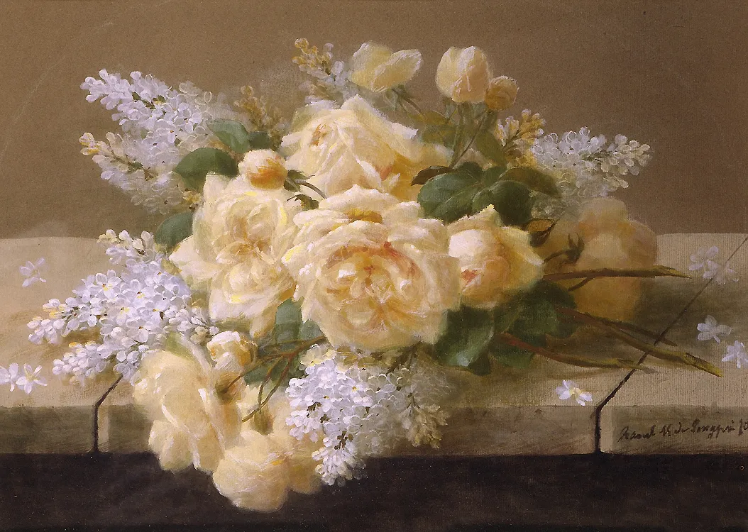 Paul de Longpré (1855-1911) | Summer Fragrance | Tutt'Art@ | Pittura ...