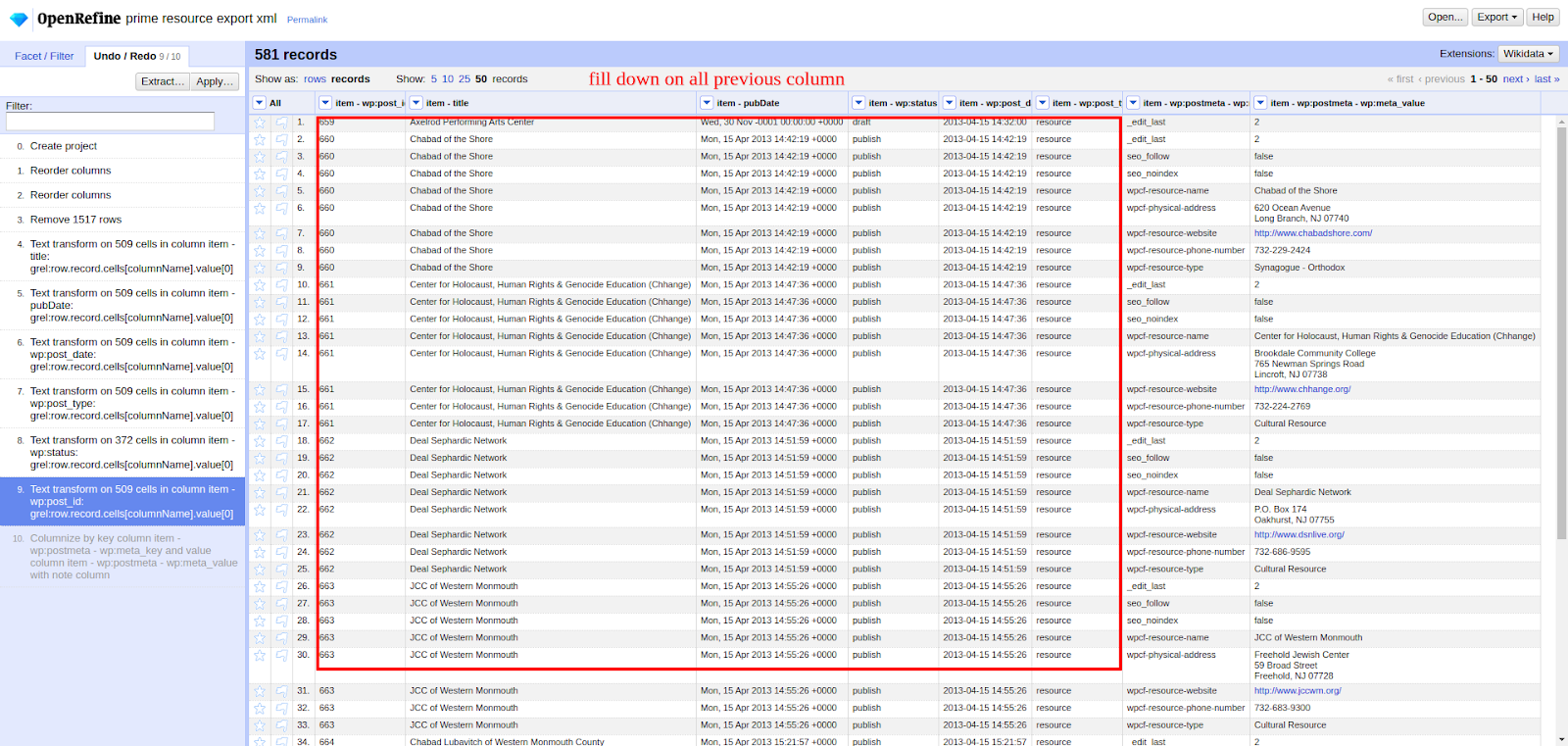 How To Use Columnize By Keyvalue ~ Refinepro Knowledge Base For Openrefine