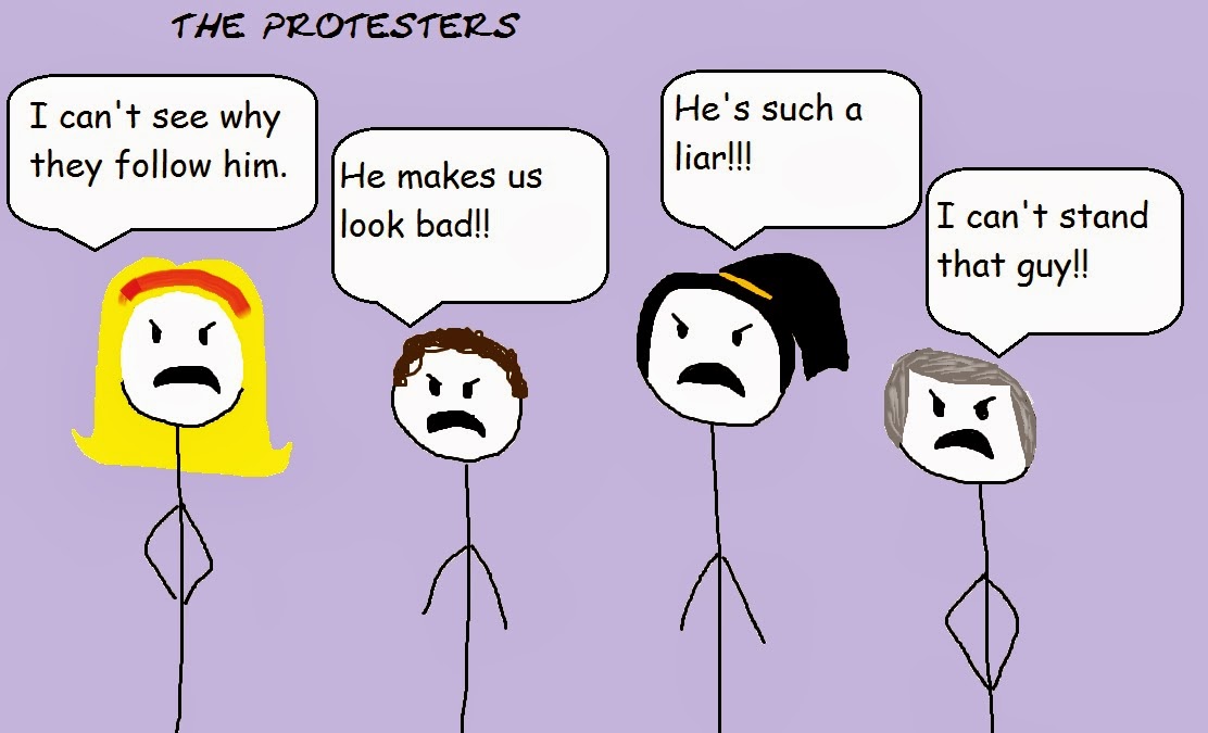 The Rantings of a Crazy Lady: Blind Followers (and Their Protesters)