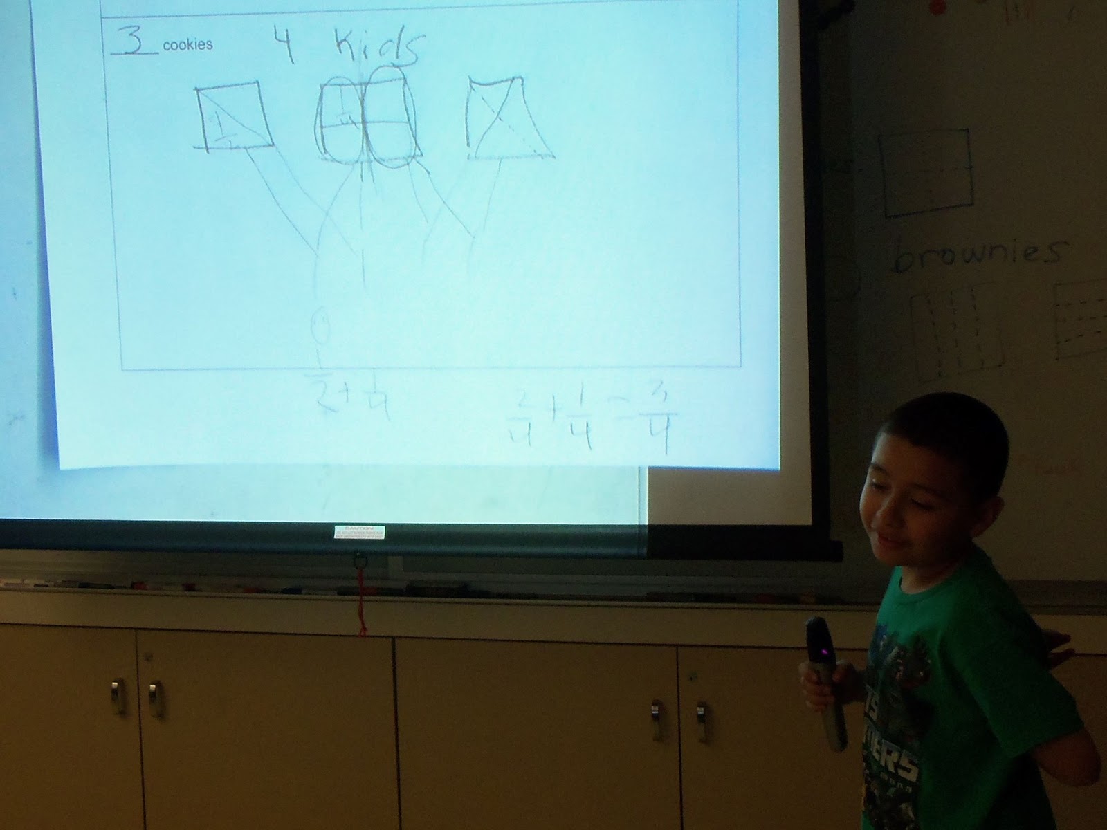 Mom and Me Math Activities: 5.NF.B.3 The Brownie Sharing Problem