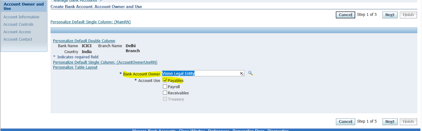 Oracle Application S Blog How To Setup Bank Account In Oracle R12