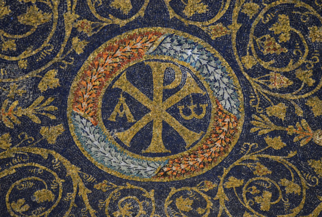 Our Lady of Mount Carmel, Mill Valley: The Chi-Rho Symbol (Philip Kosloski)