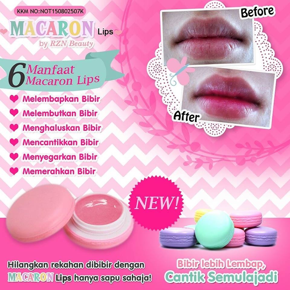 Cik Bebeq Beauty Shop : MACARON LIPS by RZN BEAUTY DELIVERY JB - SINGAPORE