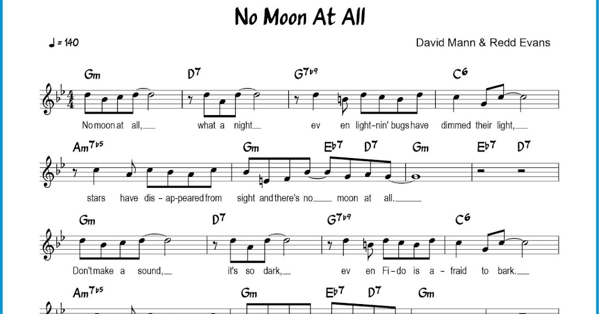 Chord Lagu No Moon At All - SEPUTAR MUSIK