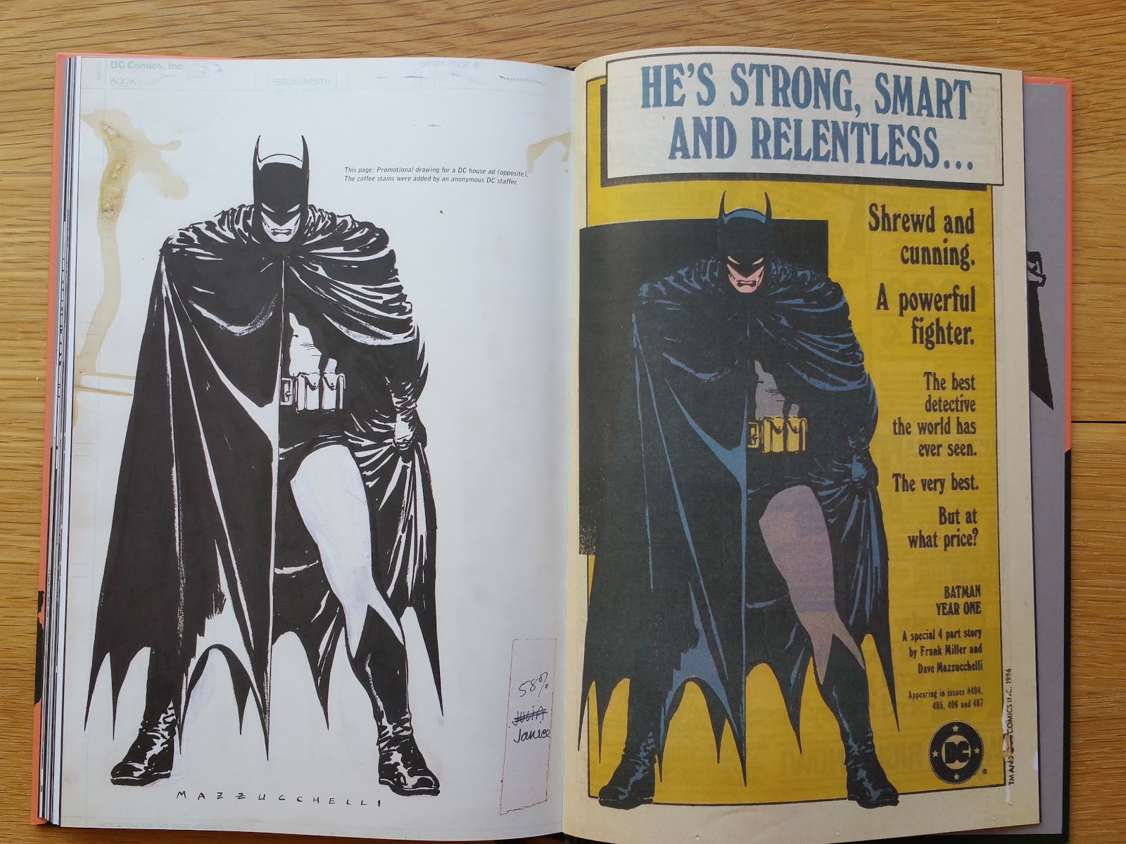 my absolute collection: Batman Year One Absolute Edition